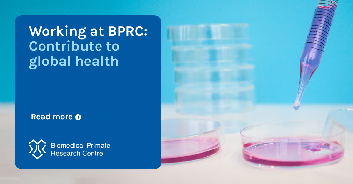 Werken bij BPRC | Biomedical Primate Research Centre